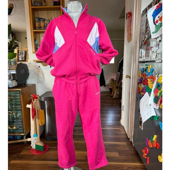 adidas | Other | Adidas Grail Vintage 8s Pink Tracksuit Rare Colorblock ...